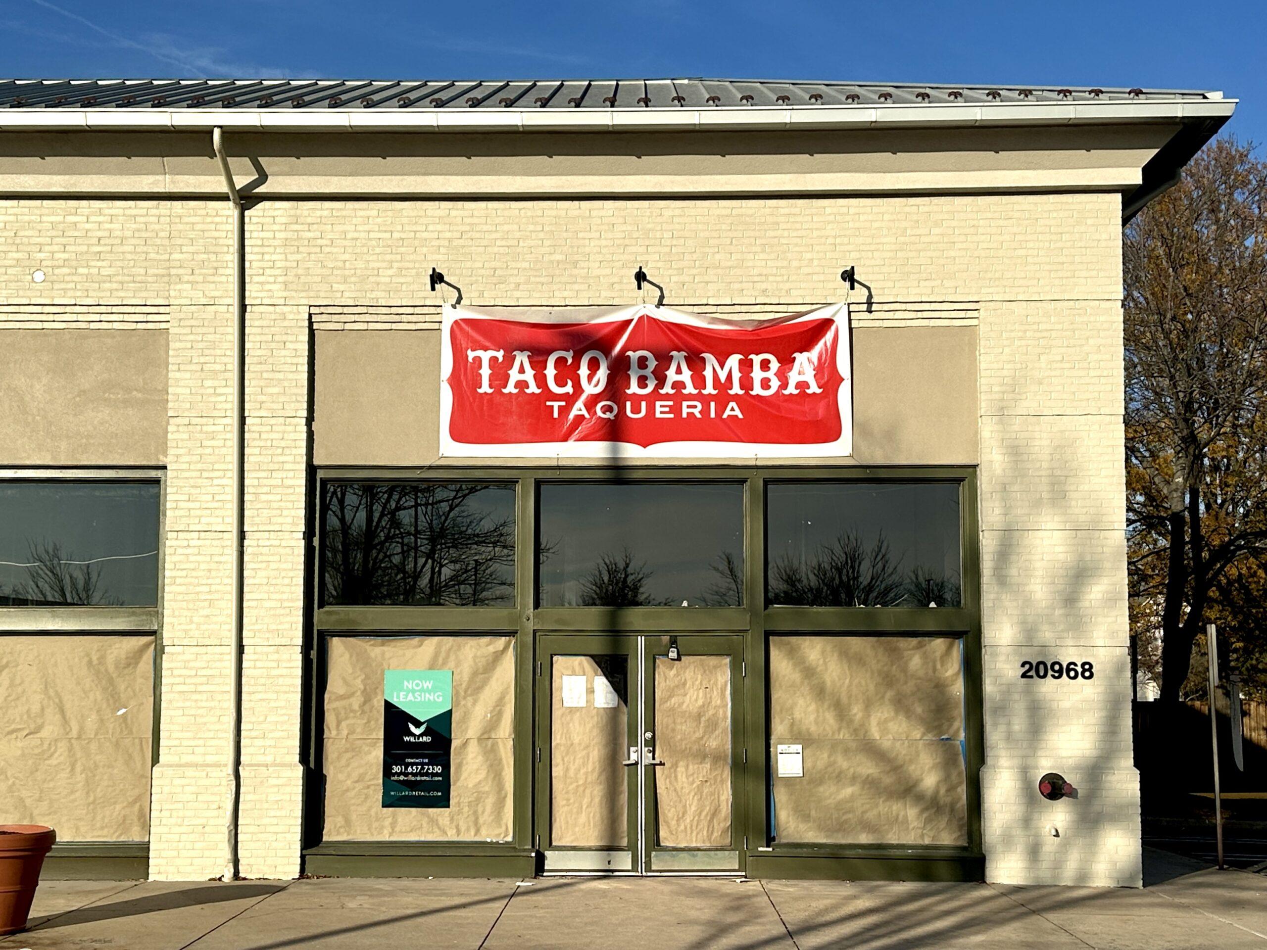 Banner up as first Taco Bamba in Loudoun aims to open this winter