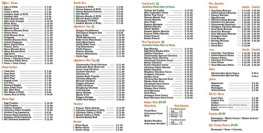 Chowrastha Indian Eatery opens this week in Loudoun