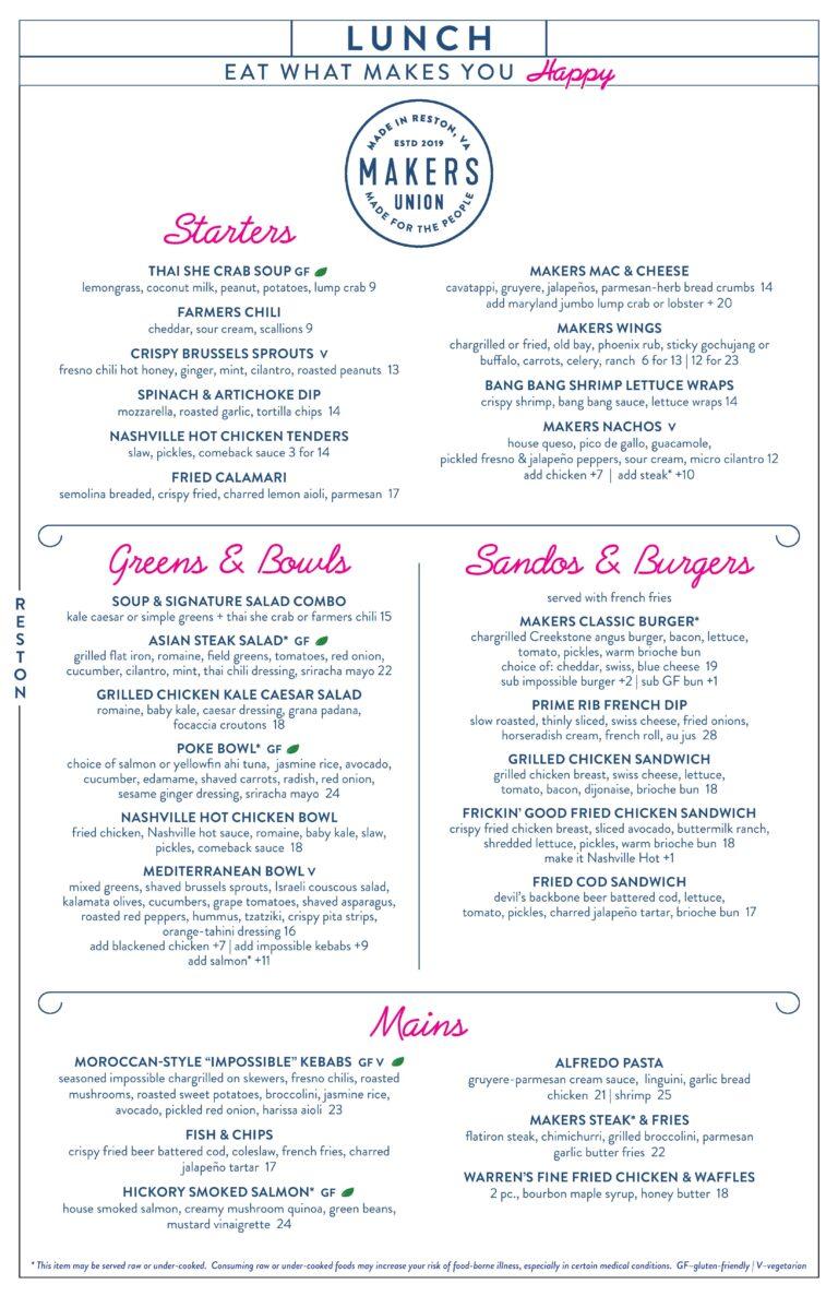 Makers Union Pub sets opening date in Loudoun