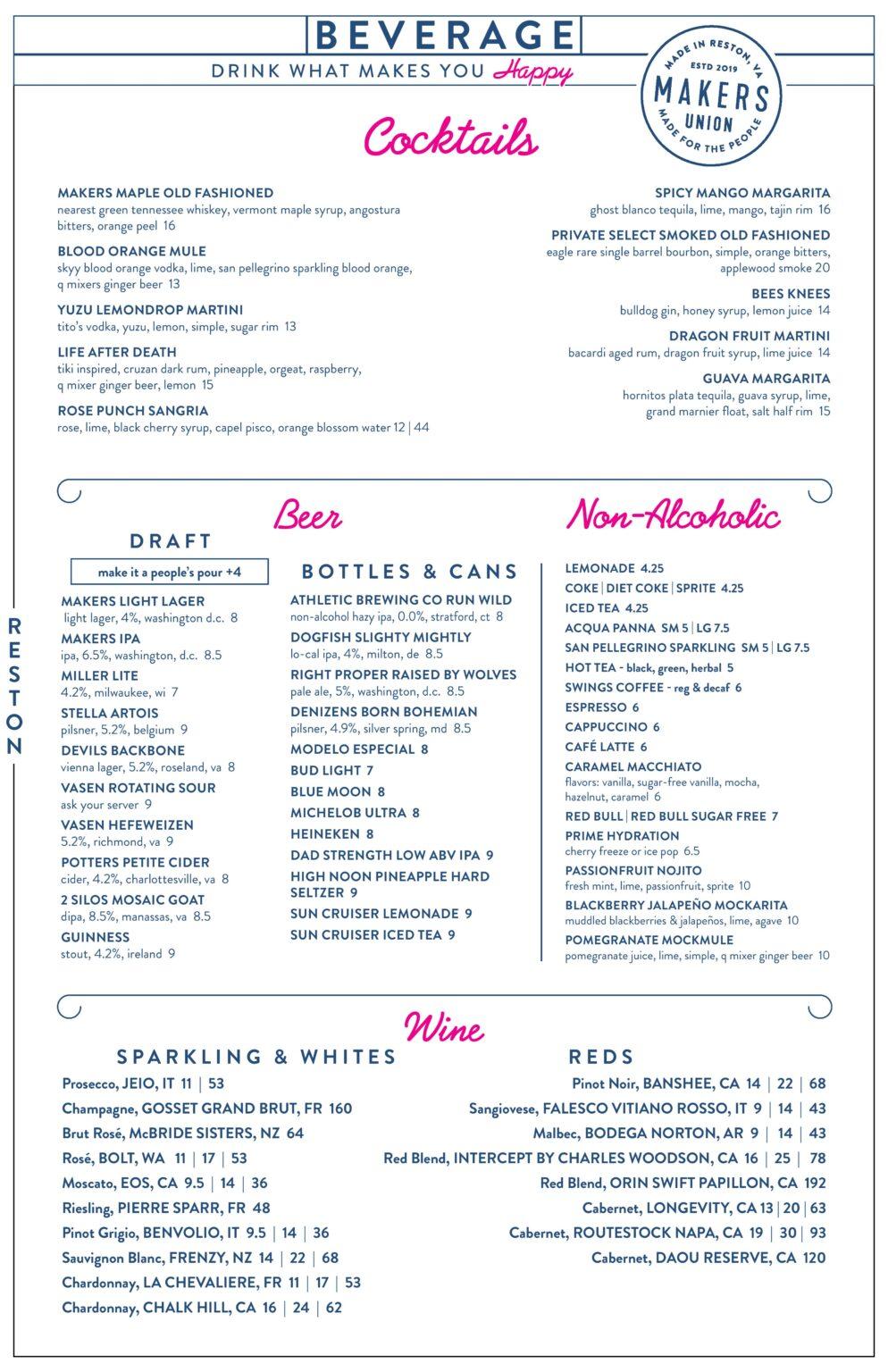 Makers Union Pub sets opening date in Loudoun