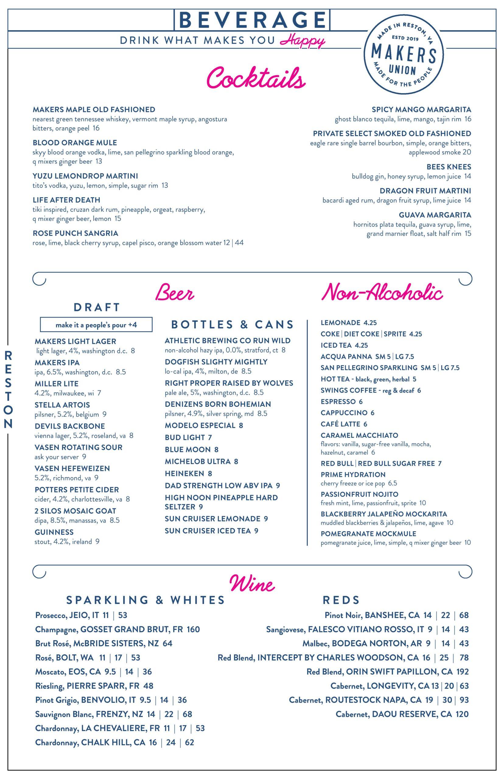 Makers Union Pub sets opening date in Loudoun