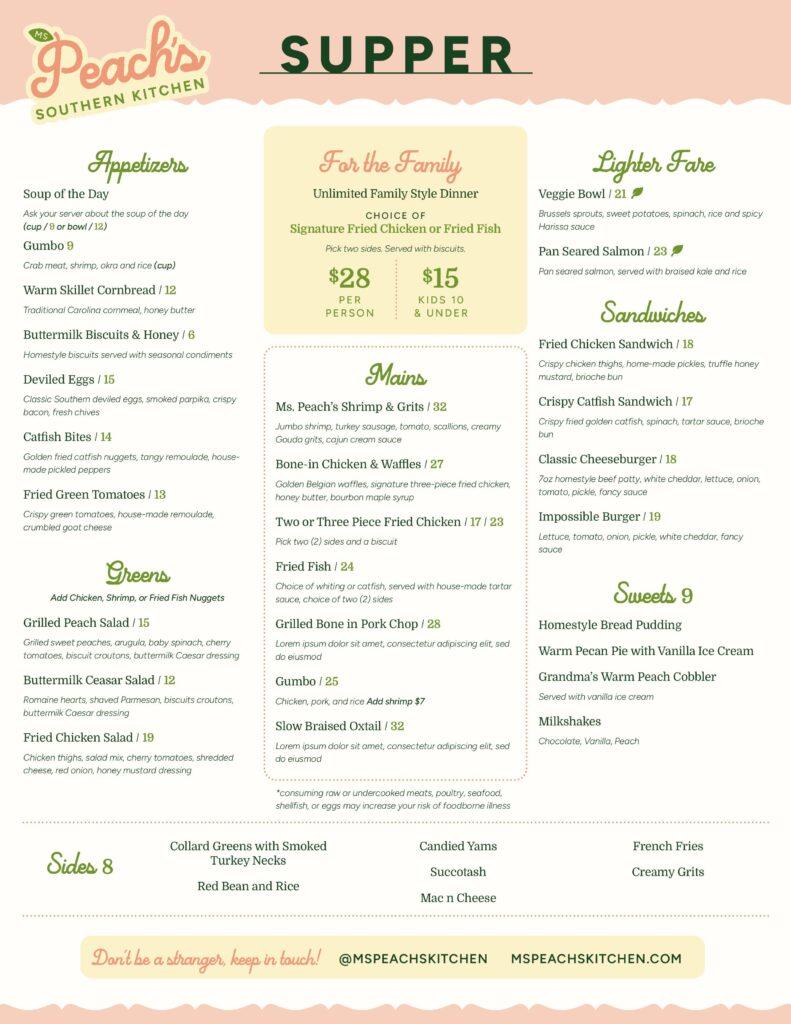 Ms. Peach’s Southern Kitchen opening in Loudoun County