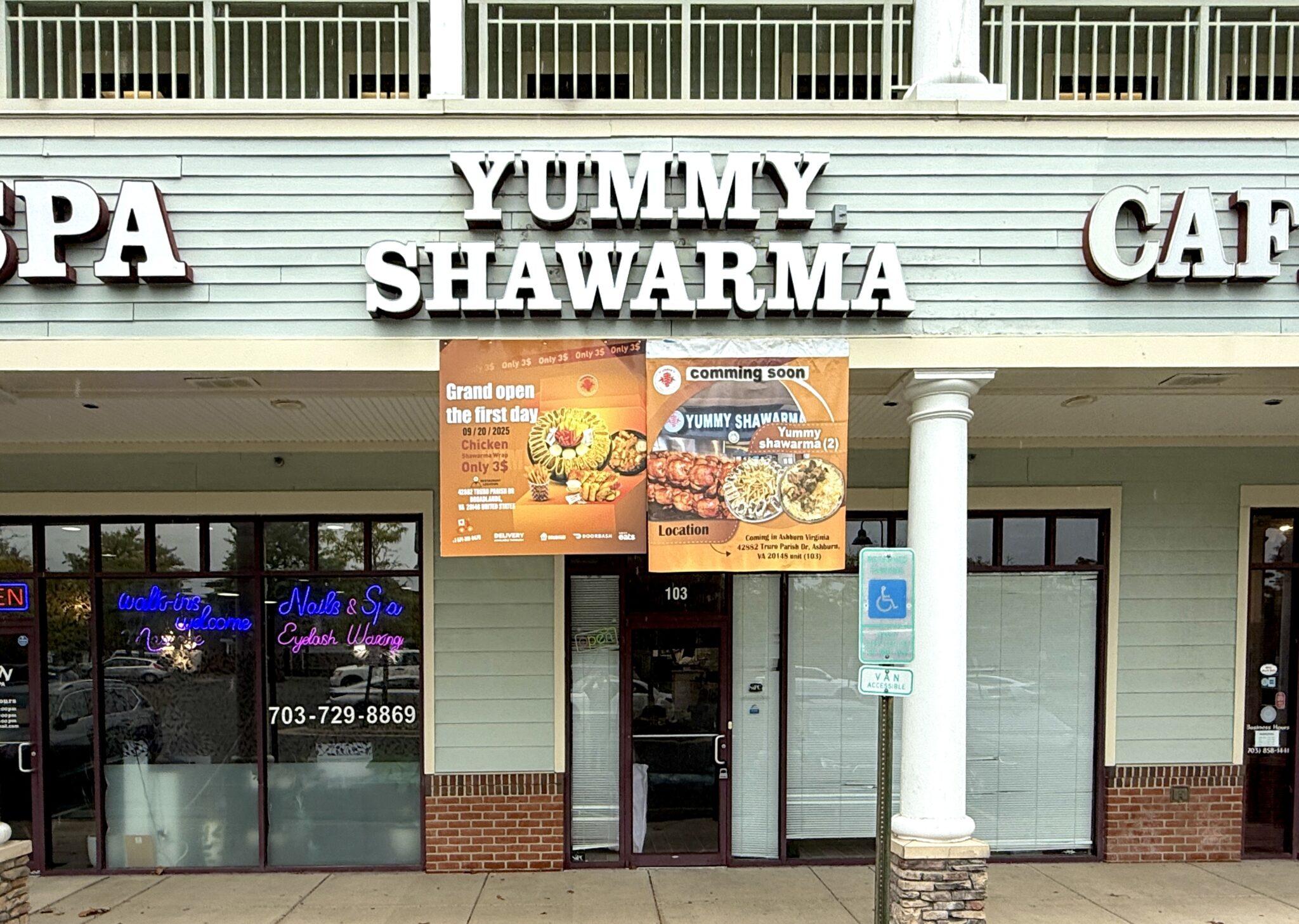Yummy Shawarma announces opening date in Ashburn