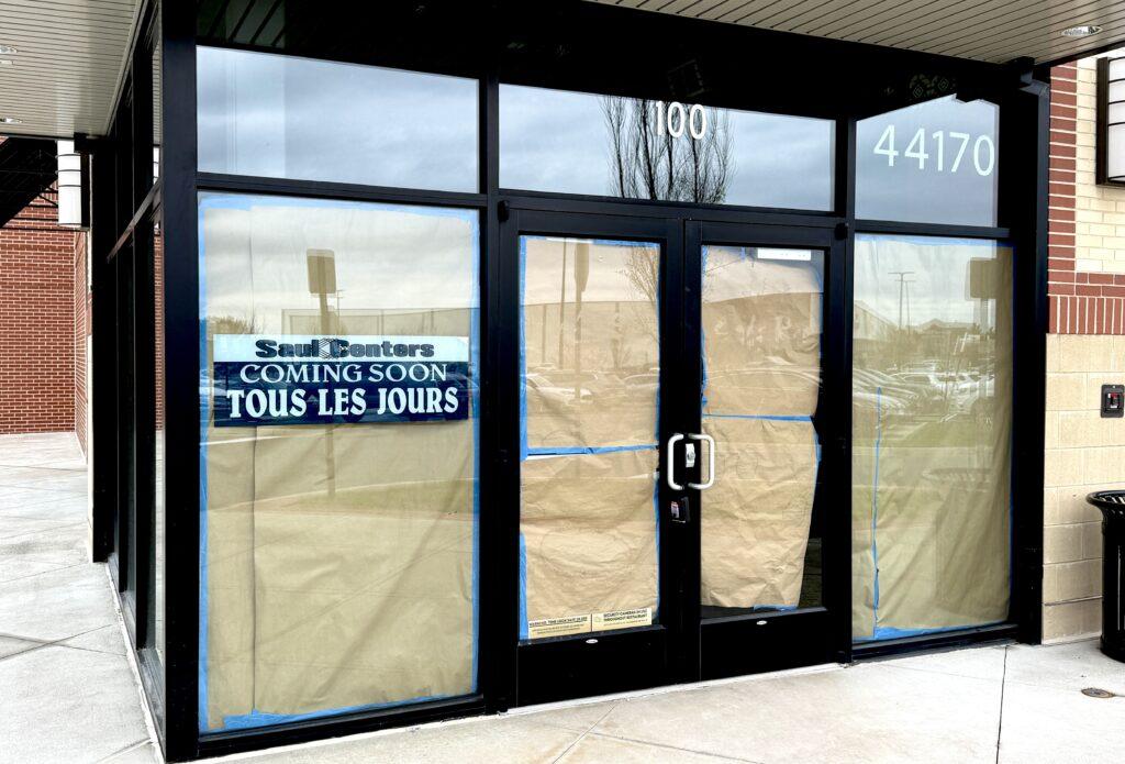 Work has started on Tous Les Jours bakery in Ashburn